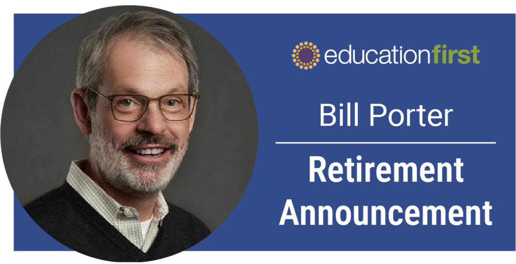 Bill Porter to Retire from Education First, Become “Partner Emeritus” - Education First